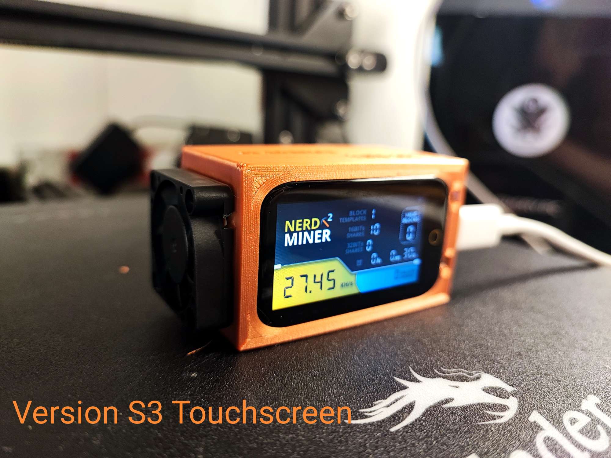 NerdMiner Touchscreen Lilygo S3 | 3D models download | Creality Cloud