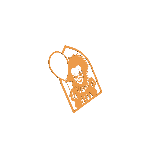 Free Other STL Download - Horror pennywise windowby 3dCarla101