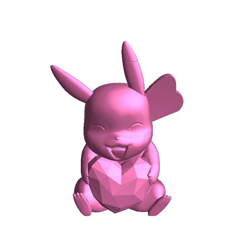 pokemon pikachu hembra | 3D models download | Creality Cloud