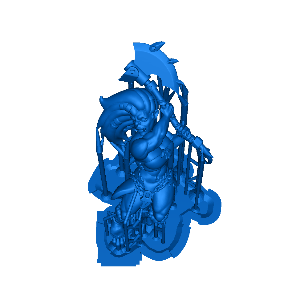 Free Characters & Creatures STL Download - halfby art _crazy69