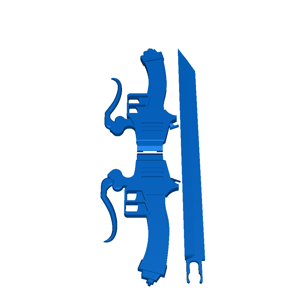 3D Printer Files | 3MF File | Attack on titan prototype sword with ...