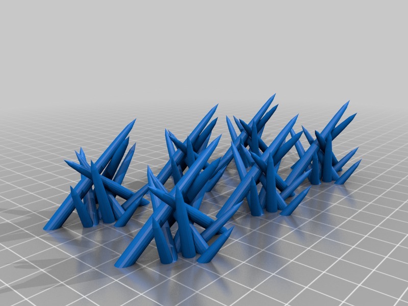 Free Miniature Games & Accessories STL Download - spiked barricadesby ...