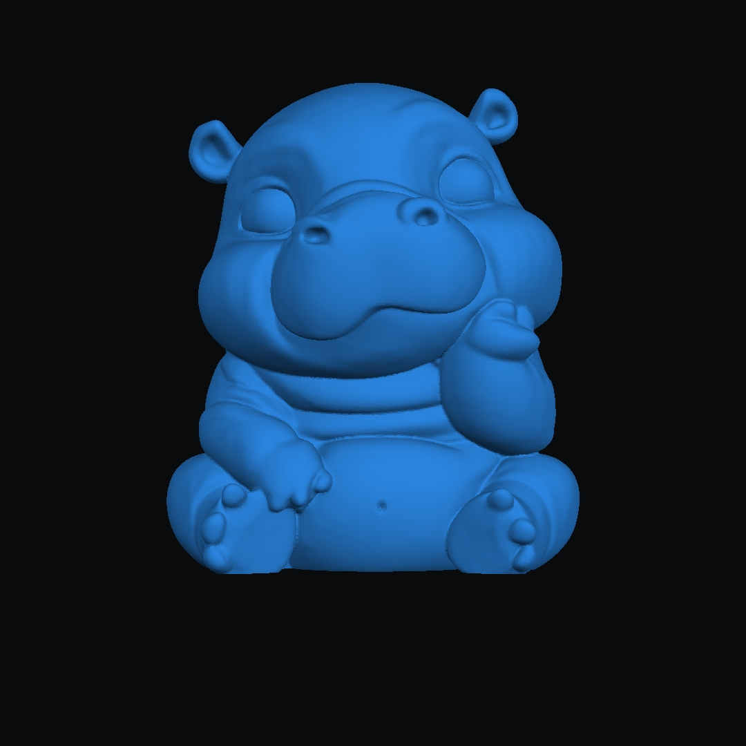 Characters & Creatures STL Download - chunky hippoby blessed mommy