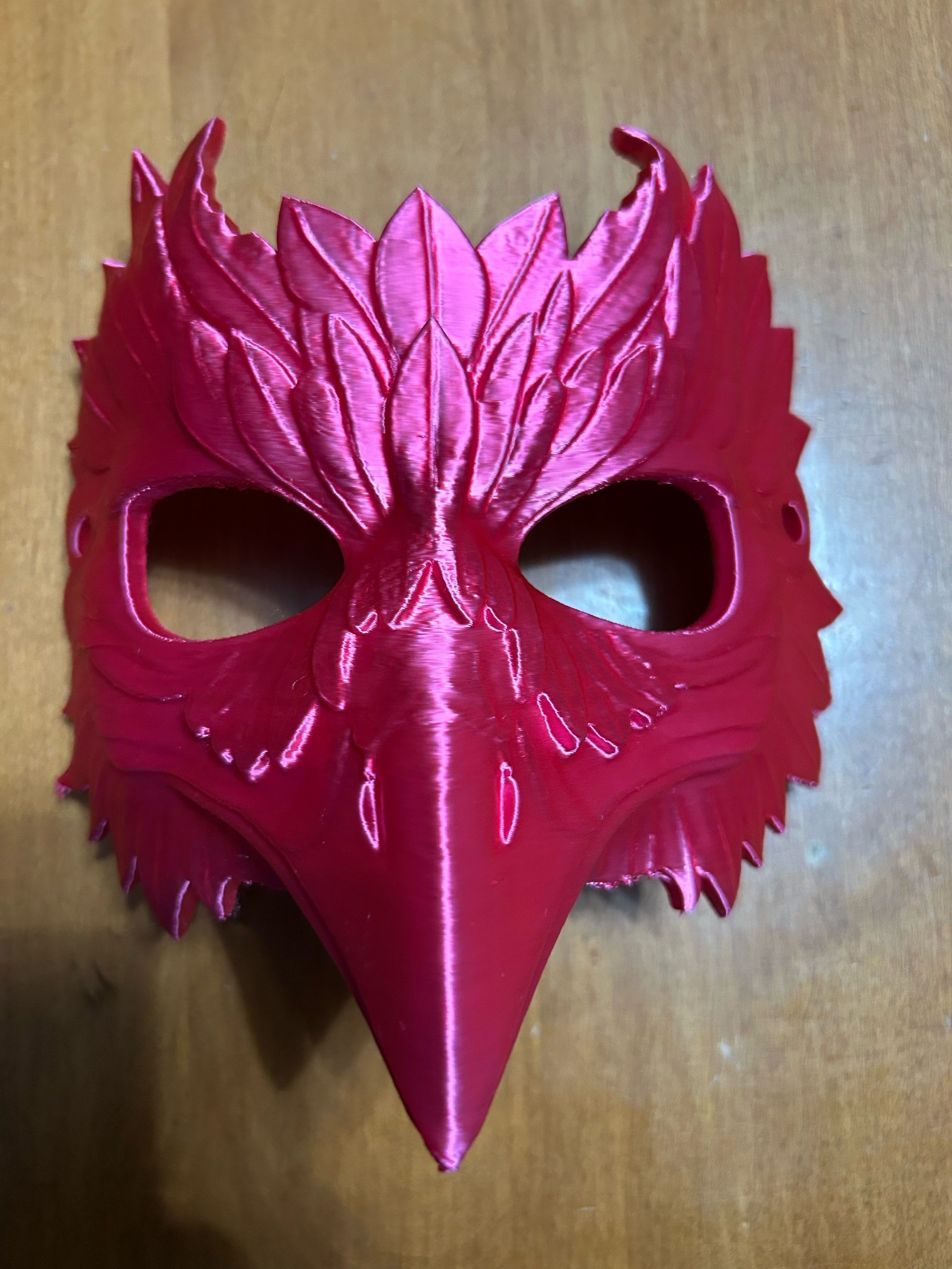 The Crow Mask is now done and it looks amazing. My thanks to the ...