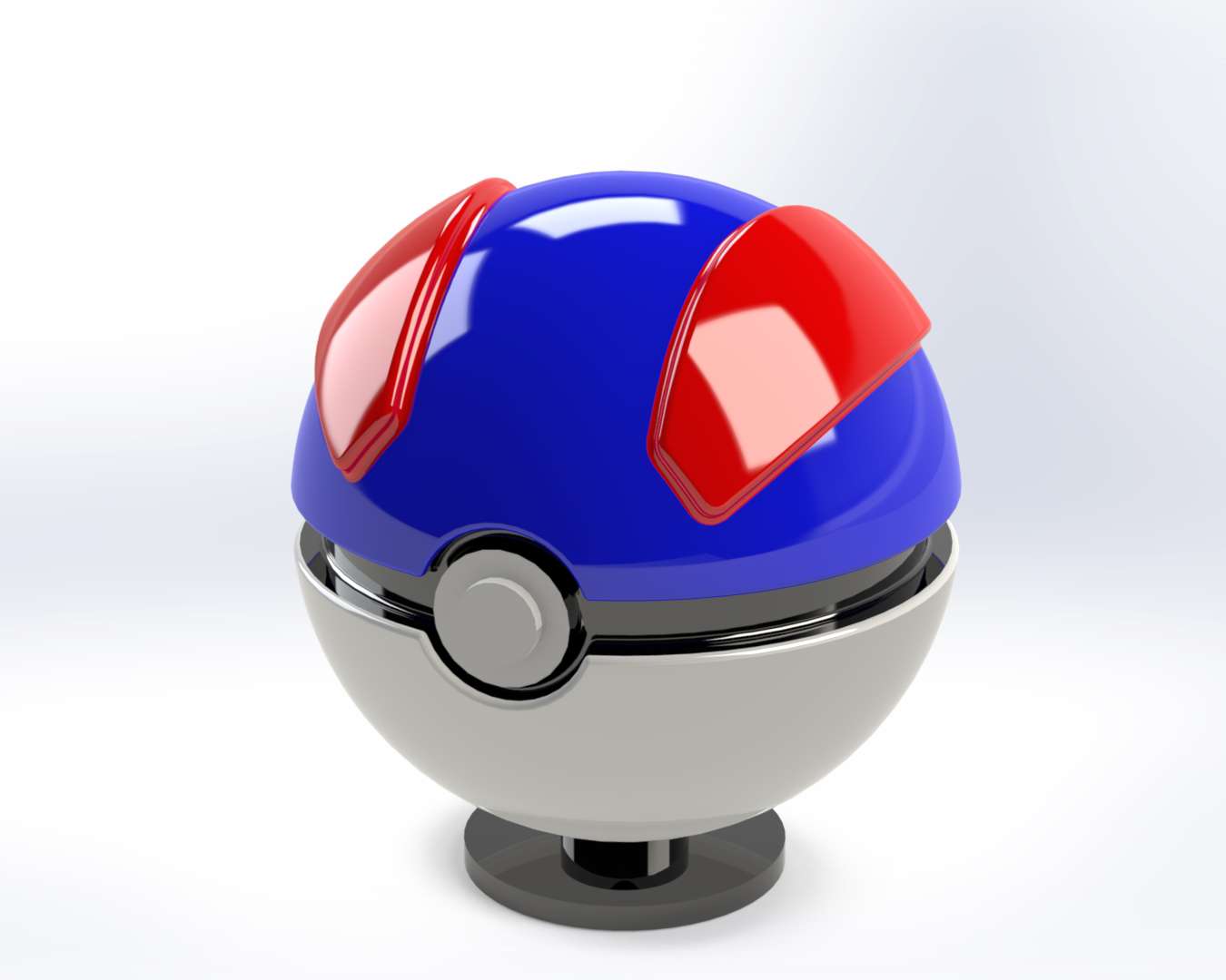 Great Ball o Super pokebola | 3D models download | Creality Cloud