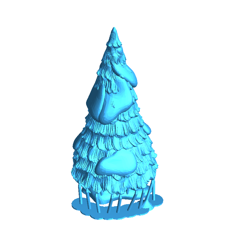 Props & Terrain STL Download - Snowy Tree Set (3)by M3DM
