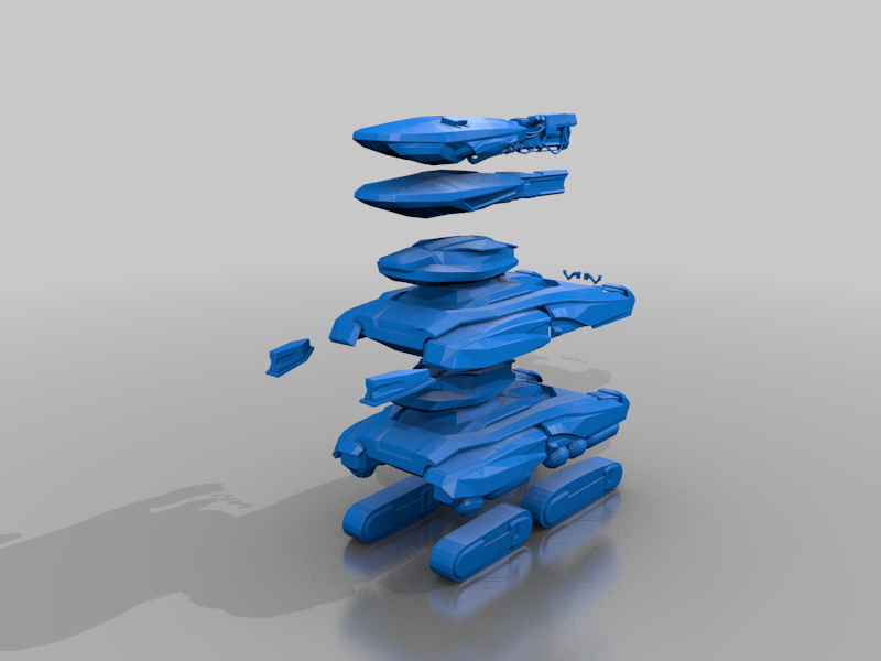 Free Vehicles & Machinery STL Download - emperor tank - bdl3 - vehicle ...