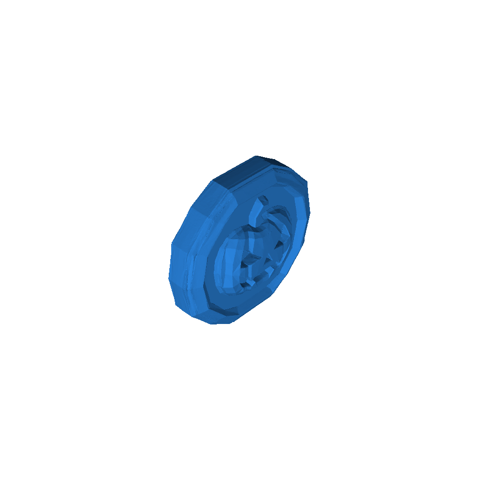 Free Badges & Coins STL Download - 3d pumpkin medallion by cas3d.gr