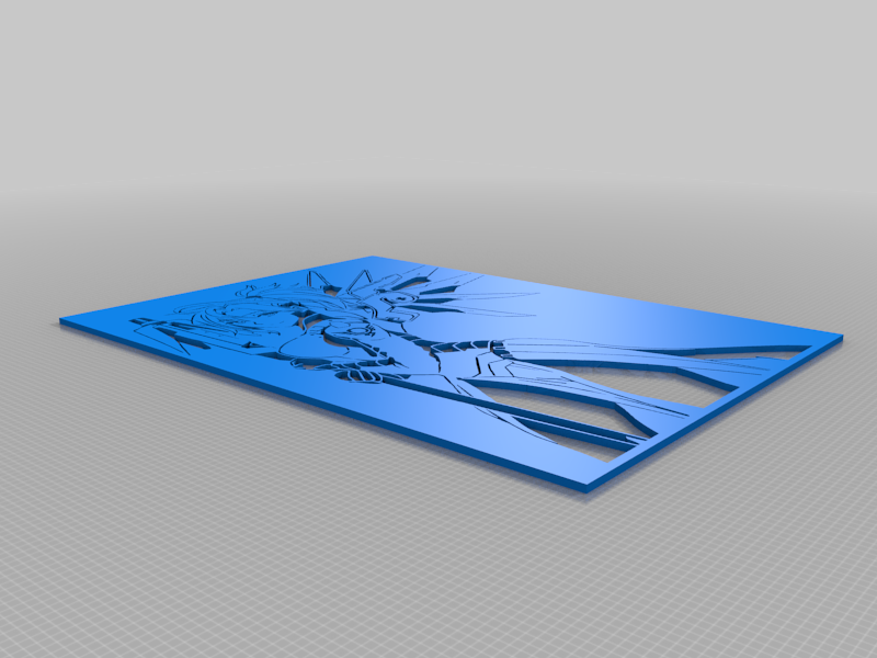 Free Digital Art STL Download - OW Mercy stencil 2by SMT_M 🦊