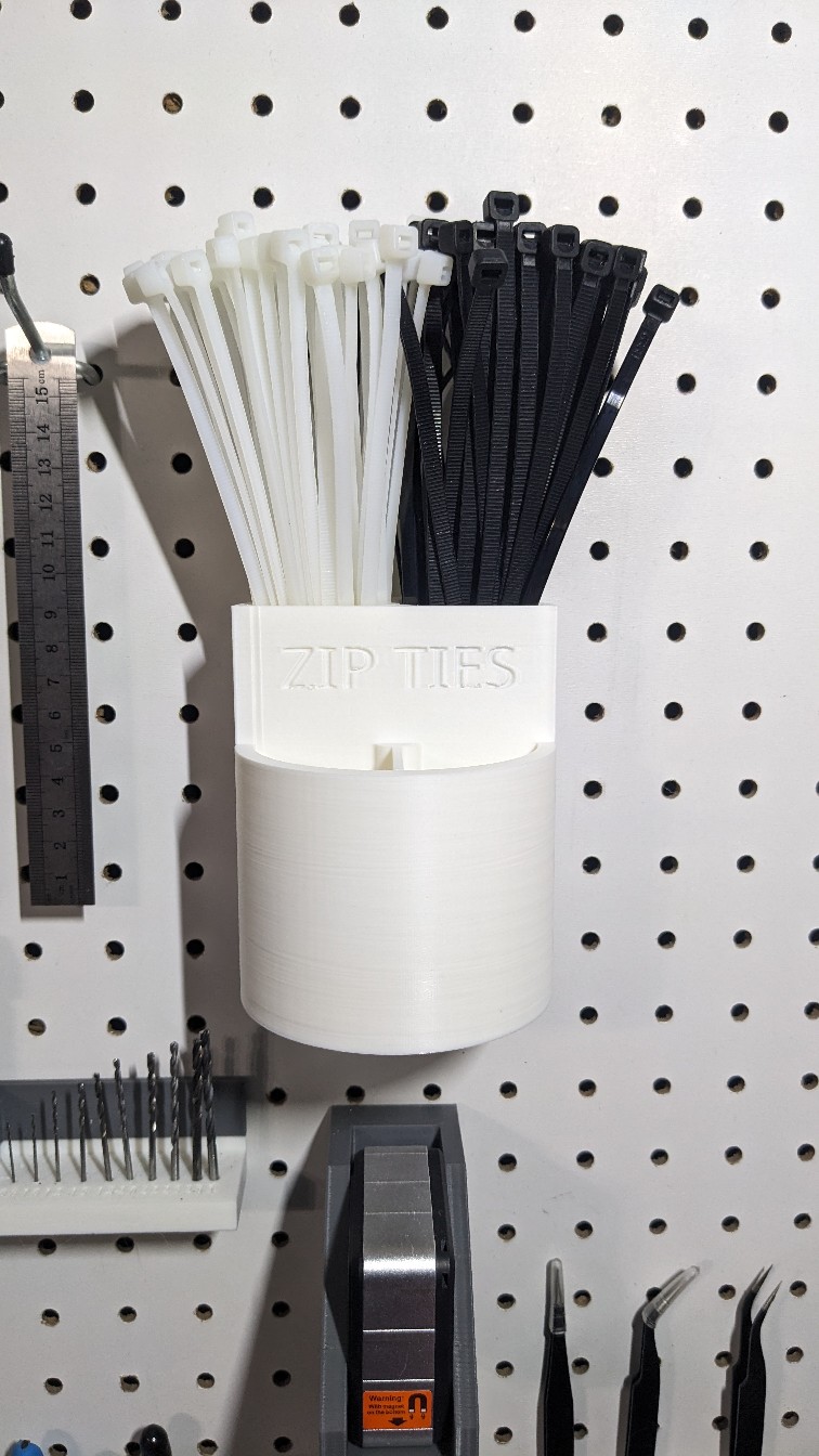 3D Printer Files | 3MF File | Pegboard Zip tie organizer | Creality Cloud