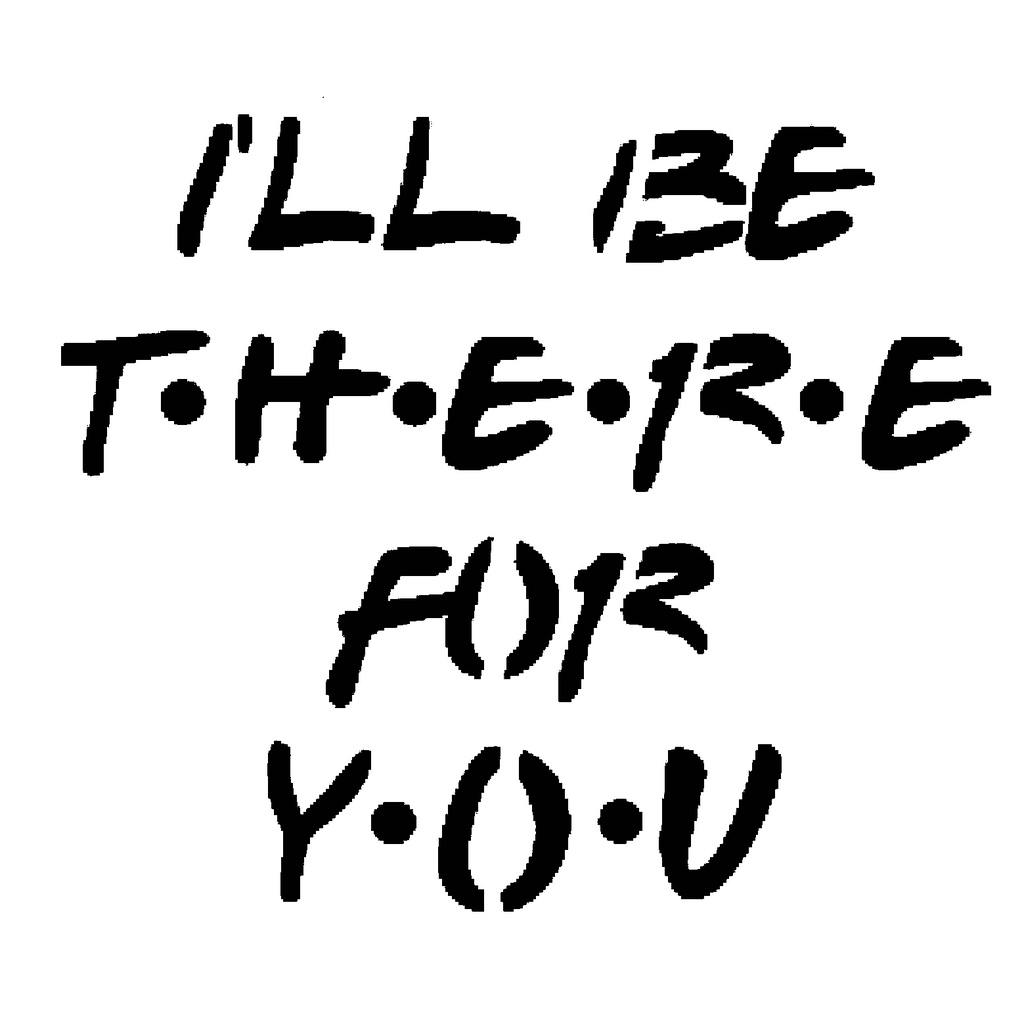 Friends stencil | 3D models download | Creality Cloud