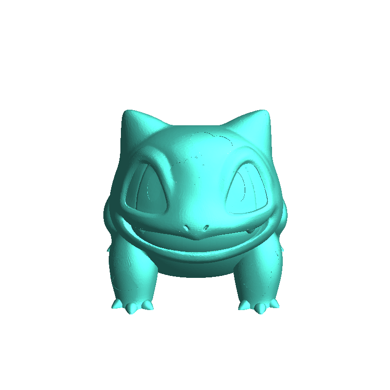 Characters & Creatures STL Download - POKEMON BULBASAUR - FLOWER - BY ...