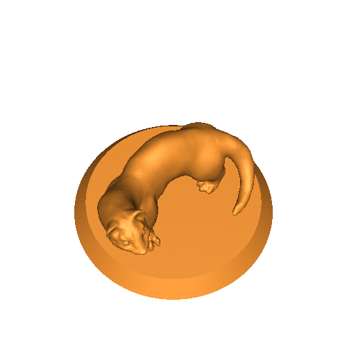 Free Characters & Creatures STL Download - Giant weasel miniby Printer_guy