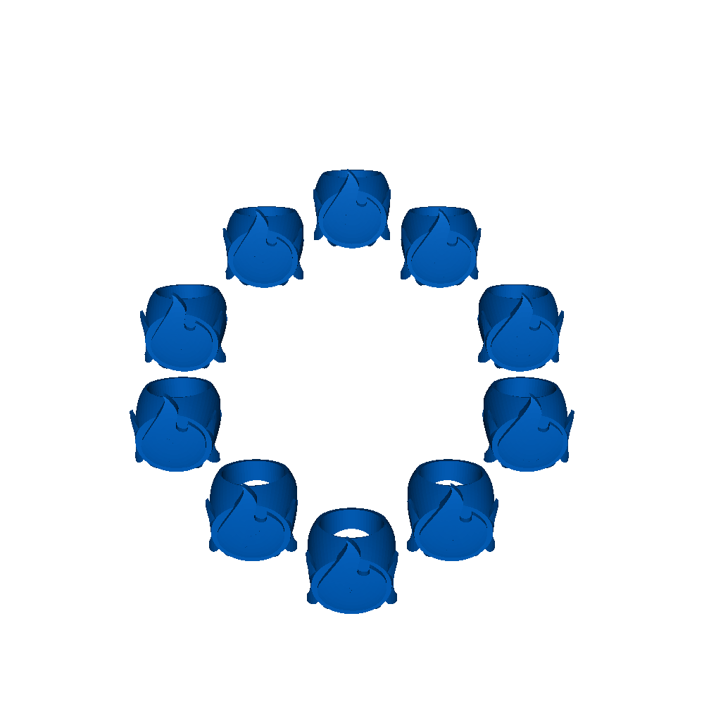 The MAKULAN Rings | 3D models download | Creality Cloud