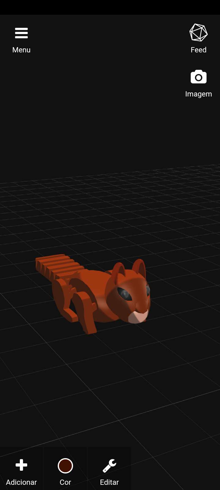 Free Mammal STL Download - Articulated squirrel /Esquilo articuladoby R ...