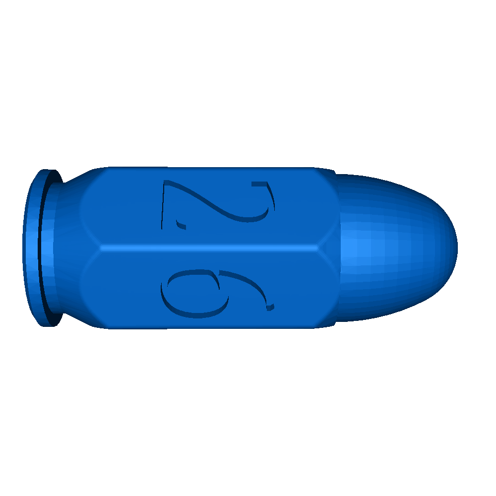 Free Board Games & Card Games STL Download - 6 sided bullet dieby Jason ...