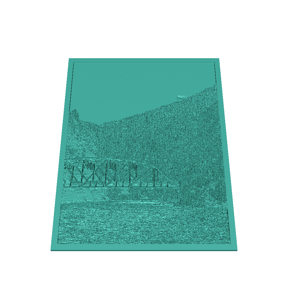 Free Props & Terrain STL Download - Red Bridgeby Baby Huey original