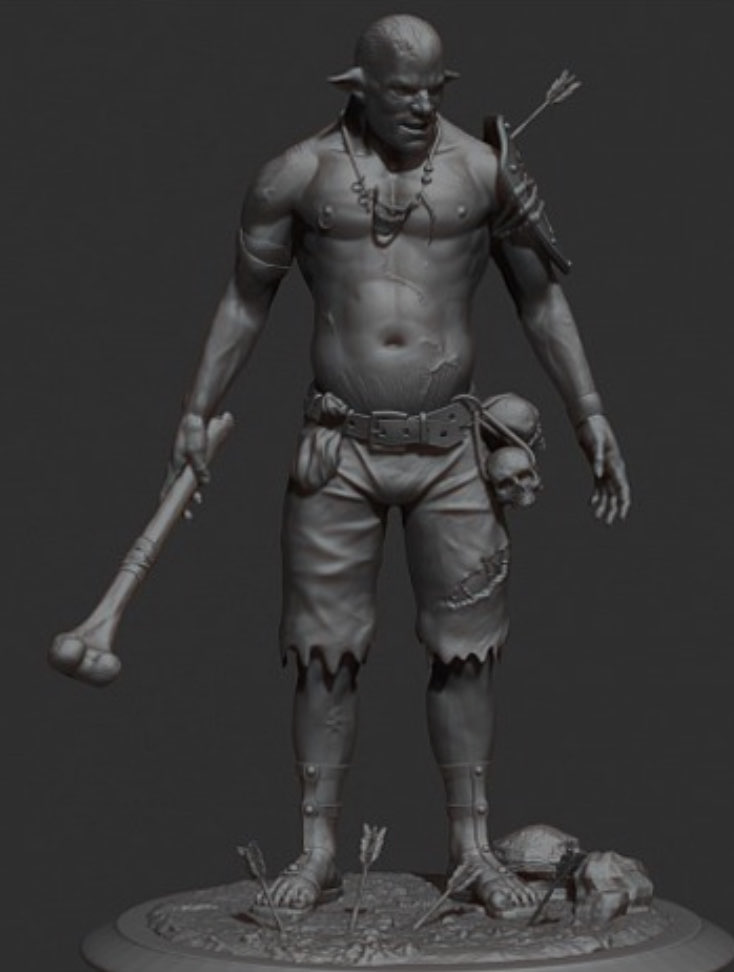 Cannibal monster | 3D models download | Creality Cloud