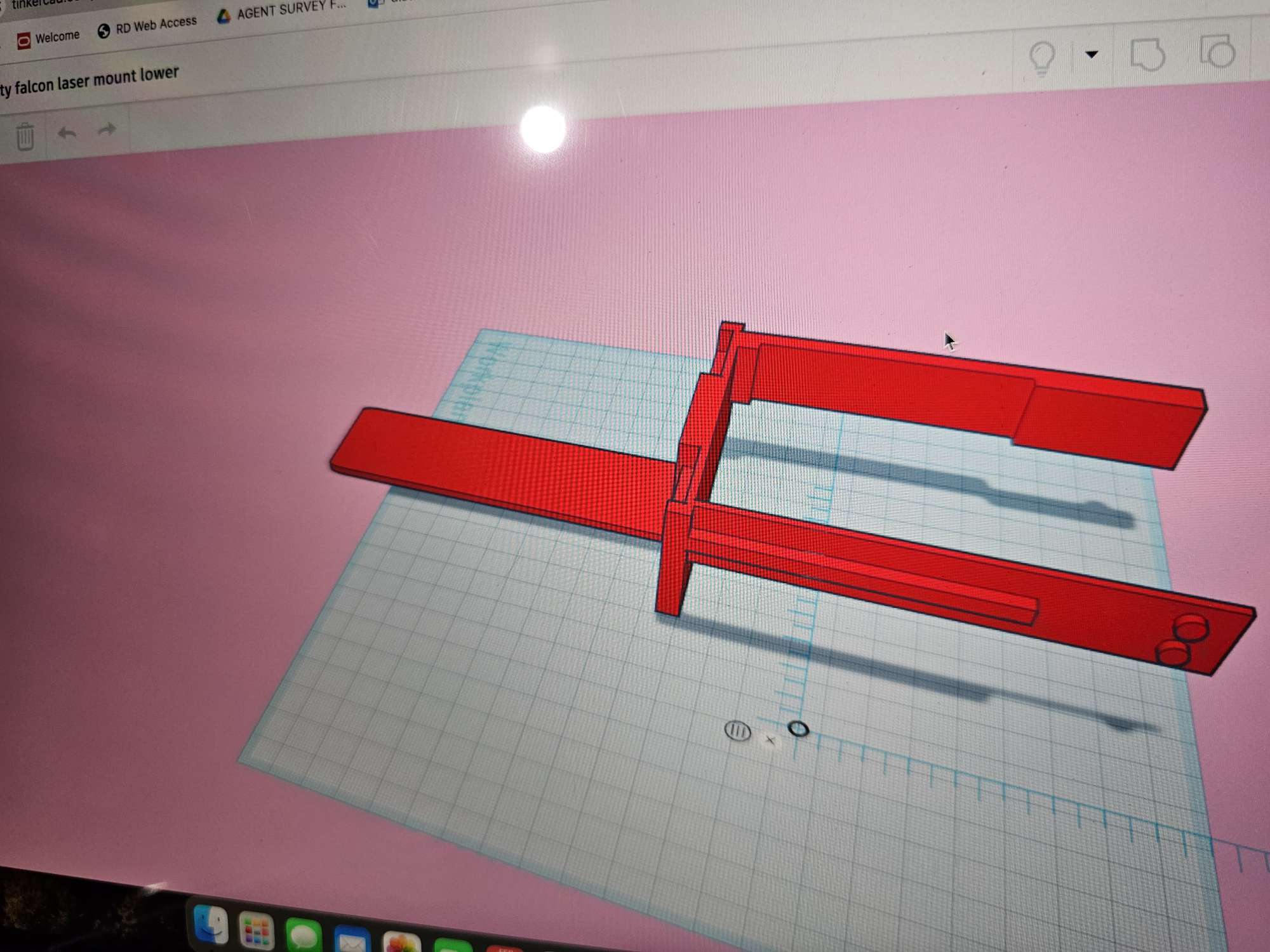 Creality 5w CV Falcon Laser Mount for Creality CR10se | 3D models ...