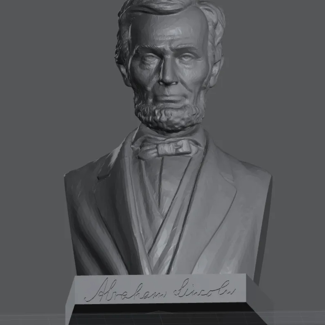 Free Other STL Download - Abraham Lincoln bustby Boston Celtics