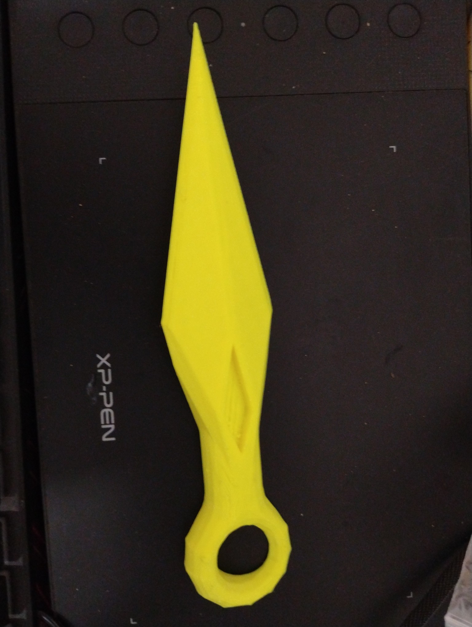 This print came out half good — one side looks clean and well-printed ...