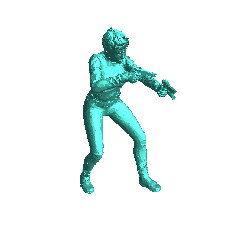 Other STL Download - Set of six post-apocalyptic gang members with two ...