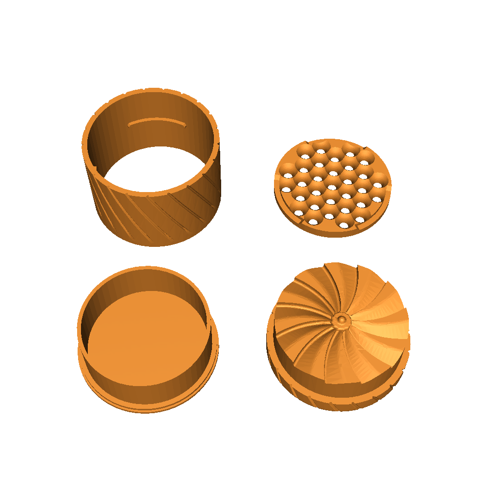 3D Printer Files | 3MF File | grinder turbine | Creality Cloud