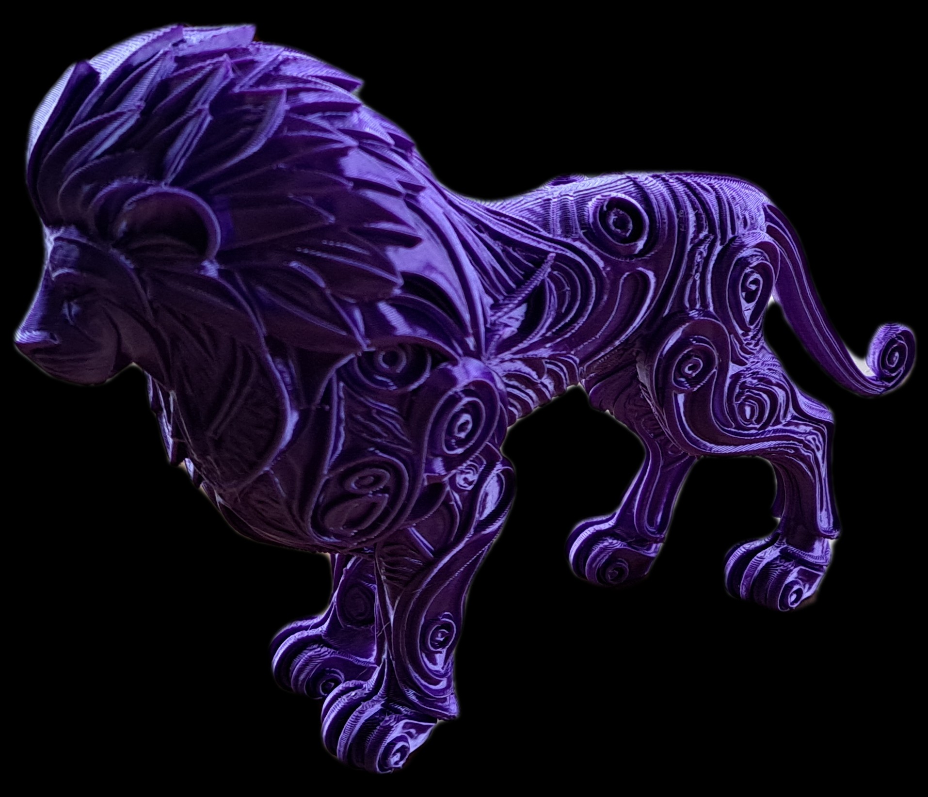 The king in royal purple. Very nice and worth the wait! | Creality Cloud