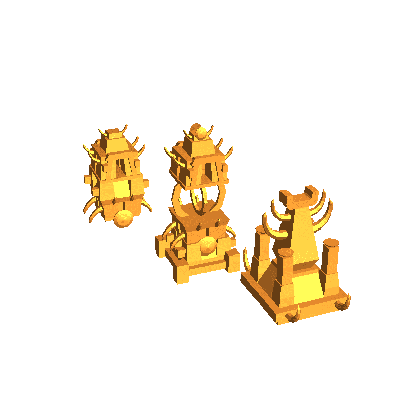 Free Other STL Download - floating towers - lizardmen - terrainby SMT_M 🦊