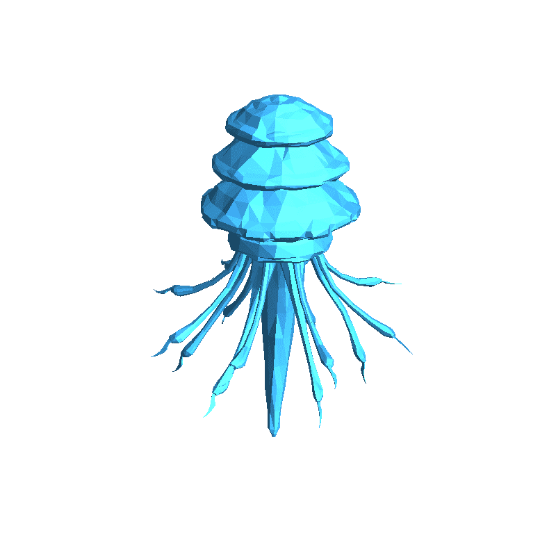 Free Characters & Creatures STL Download - Plasma Jelly Fish - bfg ...