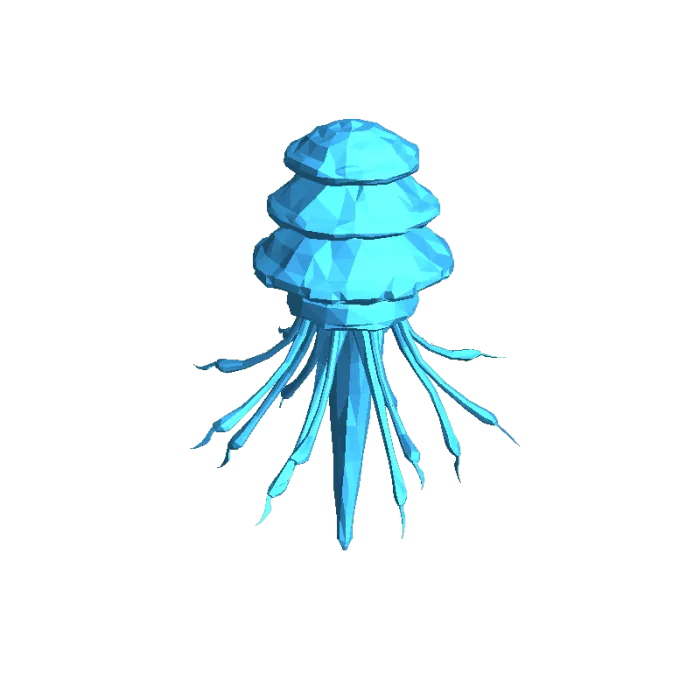 Free Characters & Creatures STL Download - Plasma Jelly Fish - bfg ...