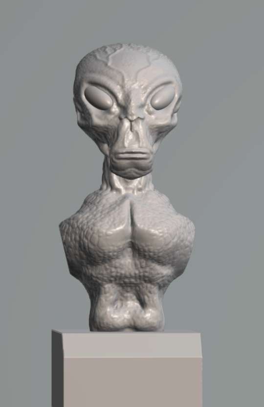 alien bust | 3D models download | Creality Cloud