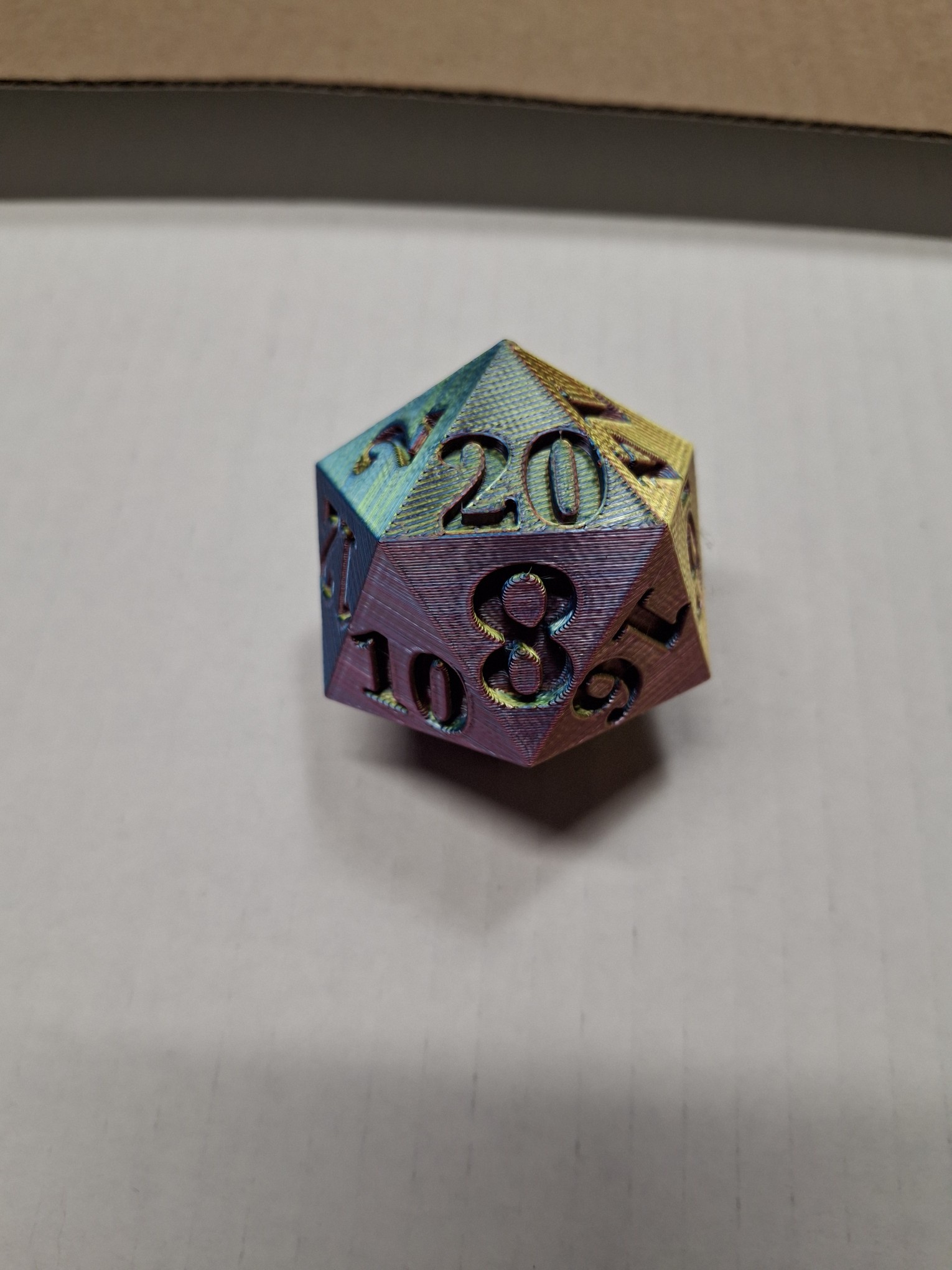 Silk PLA(looks like chrome illusion) took a little bit more than 2 ...