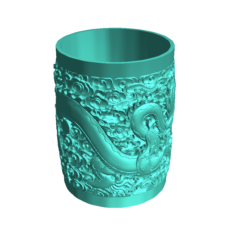 Free Sculptures & Artworks STL Download - fire dragon potby Rajani Mungekar