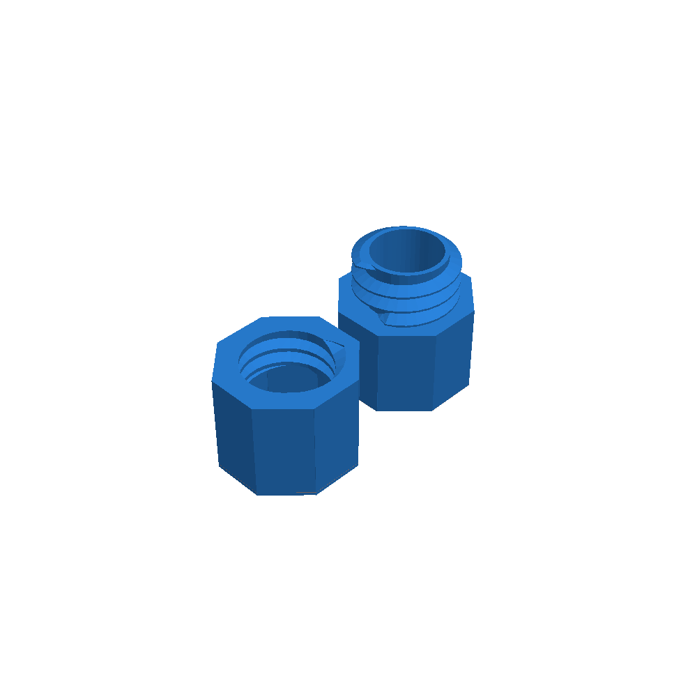 Free Other STL Download - Octagon shaped screw container for keychain ...