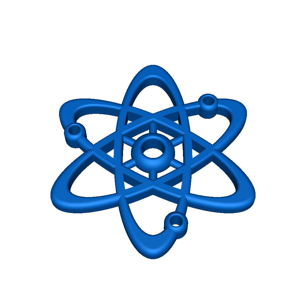 Free Jewelry & Accessories STL Download - Atom Pendant by Awesome