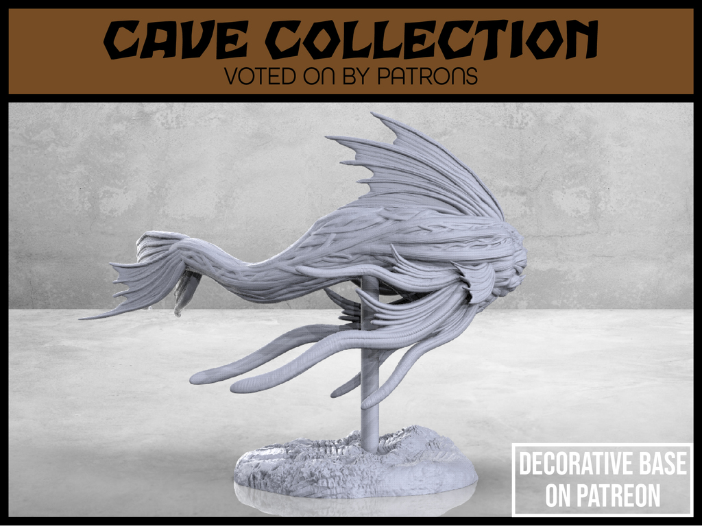 Abolethian Cave Aberation - Tabletop Miniature | 3D models download ...