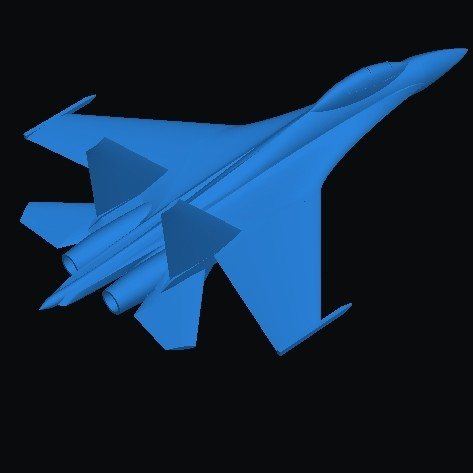 3D Printer Files | 3MF File | Russian SU-27 Fighter Jet | Creality Cloud