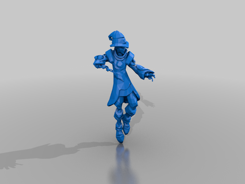 Free Characters & Creatures STL Download - novice wizard - dnd ...