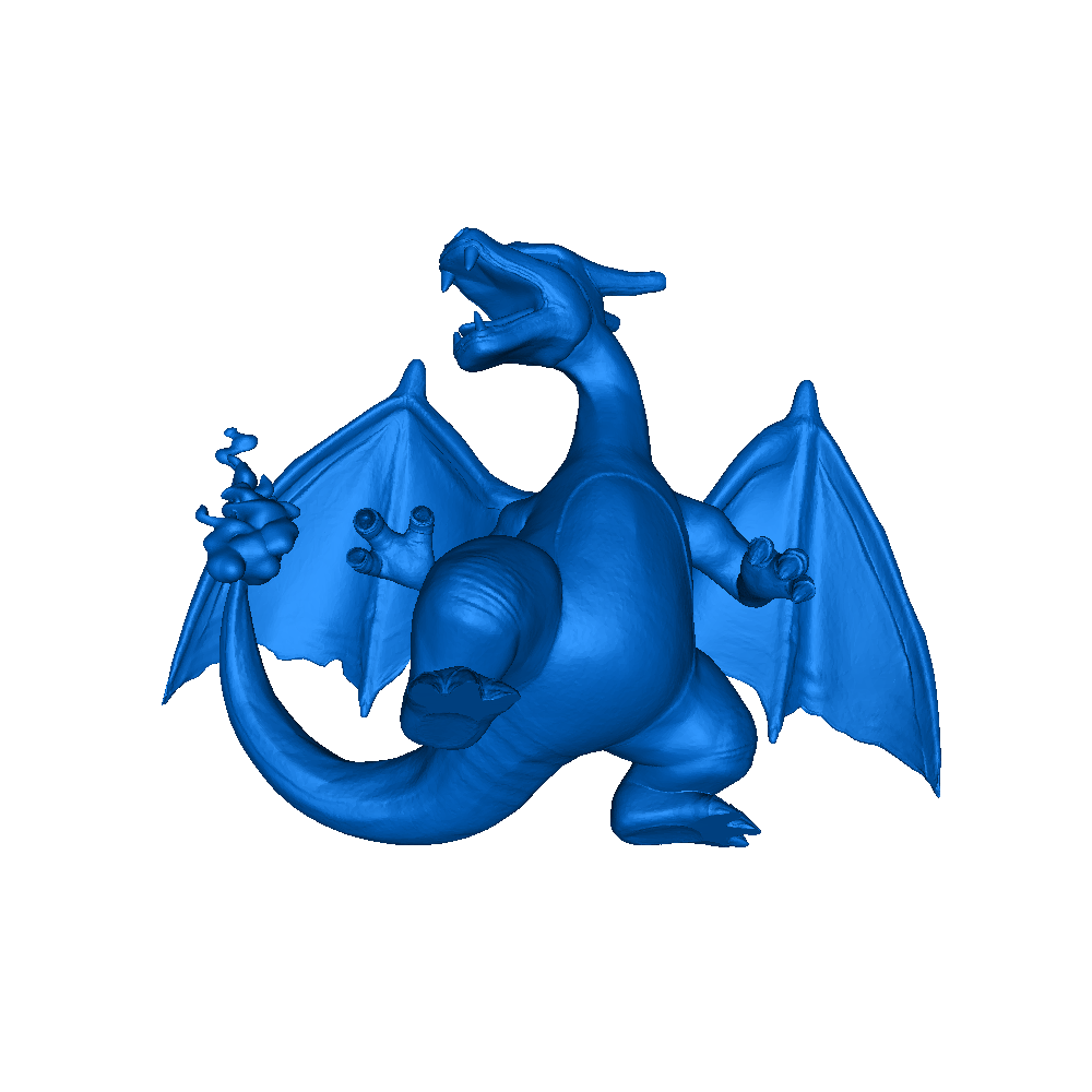 Free Characters & Creatures STL Download - Charizard by José Mercado
