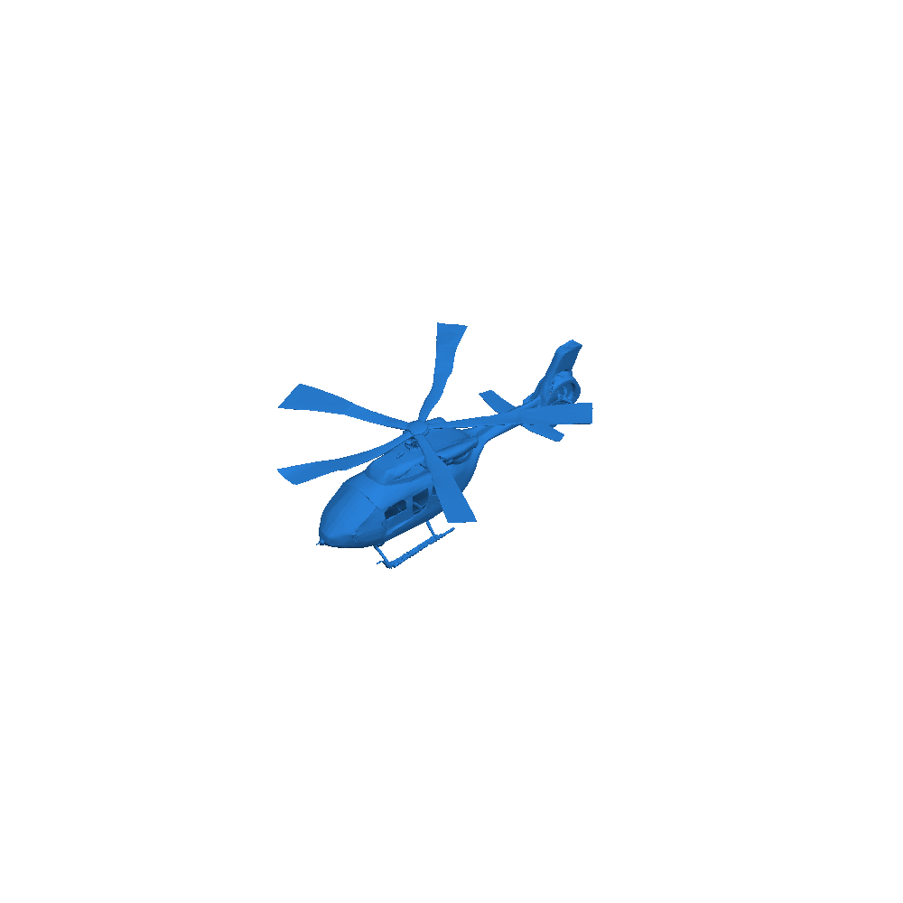 Free Vehicles & Machinery STL Download - Airbus H145 Police Helicopter ...