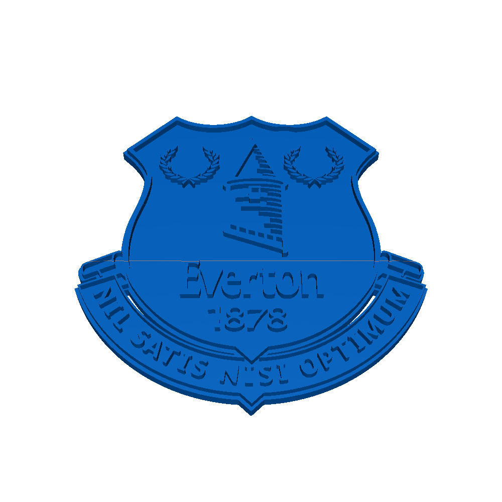 Free Badges & Coins STL Download - Everton Football club badgeby ...