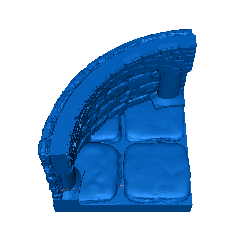 Free Miniature Games & Accessories STL Download - DnD Curved Walls ...
