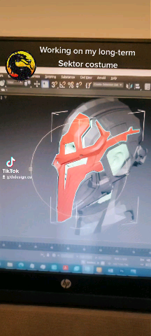 I'm working on a Sektor (Mortal Kombat 11) costume. Hope it turns a ...