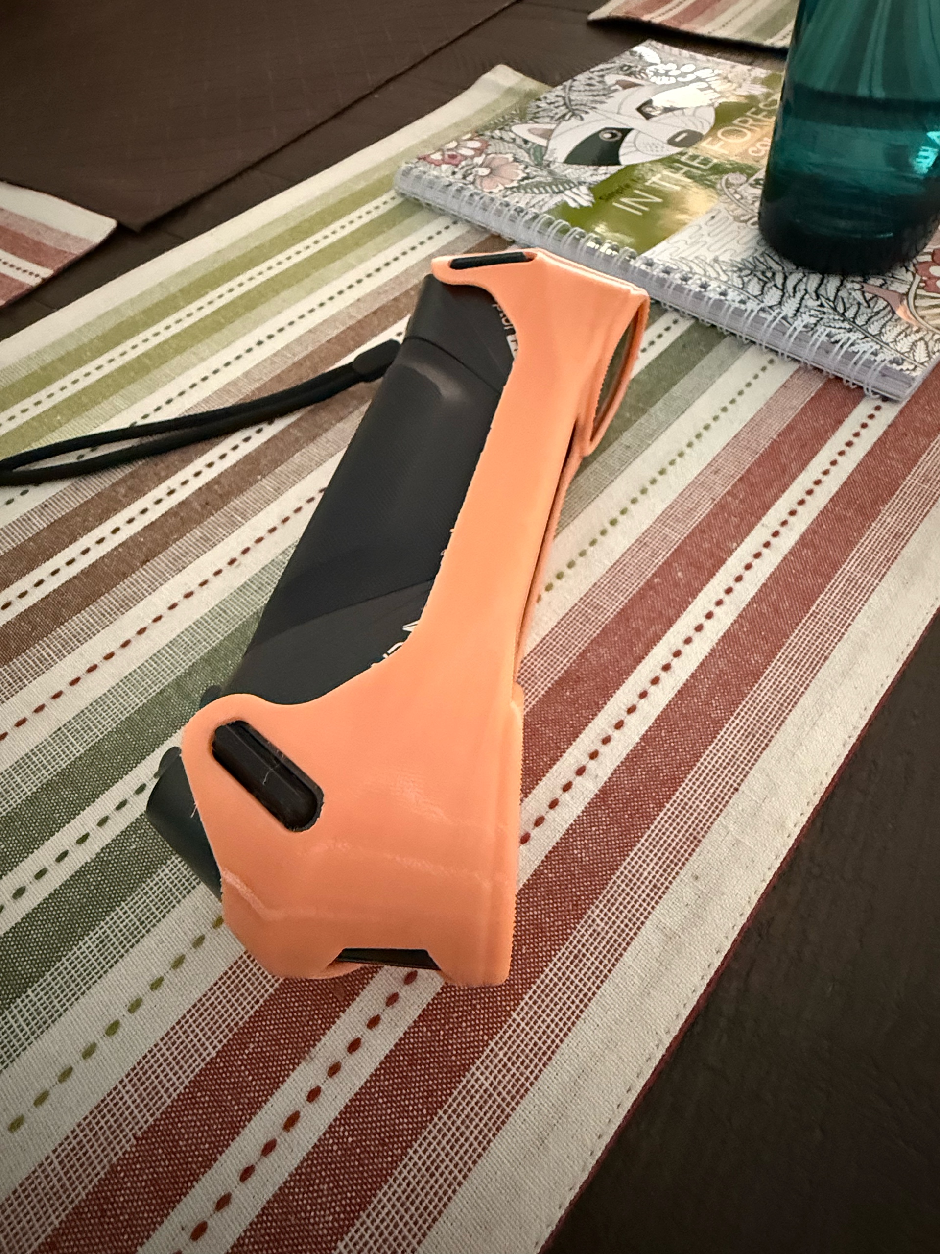 So i printed this nice side up with TPU64D because i forgot to change ...