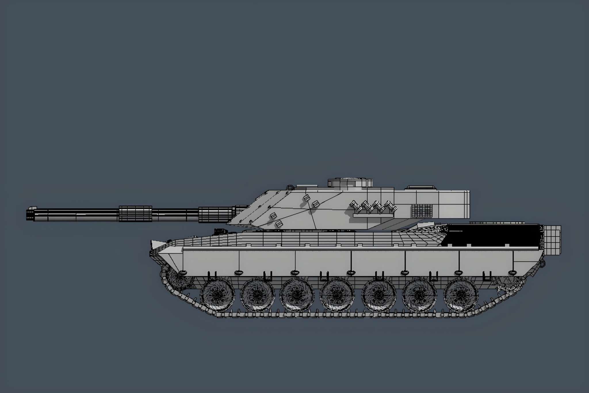 c1 ariete italian main battle tank | 3D models download | Creality Cloud