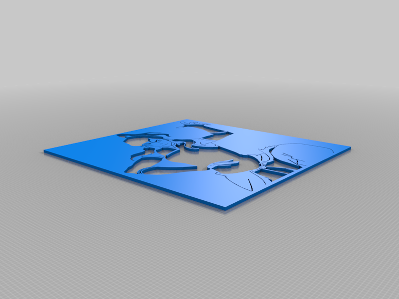 Free Digital Art STL Download - Avatar Korra stencilby SMT_M 🦊