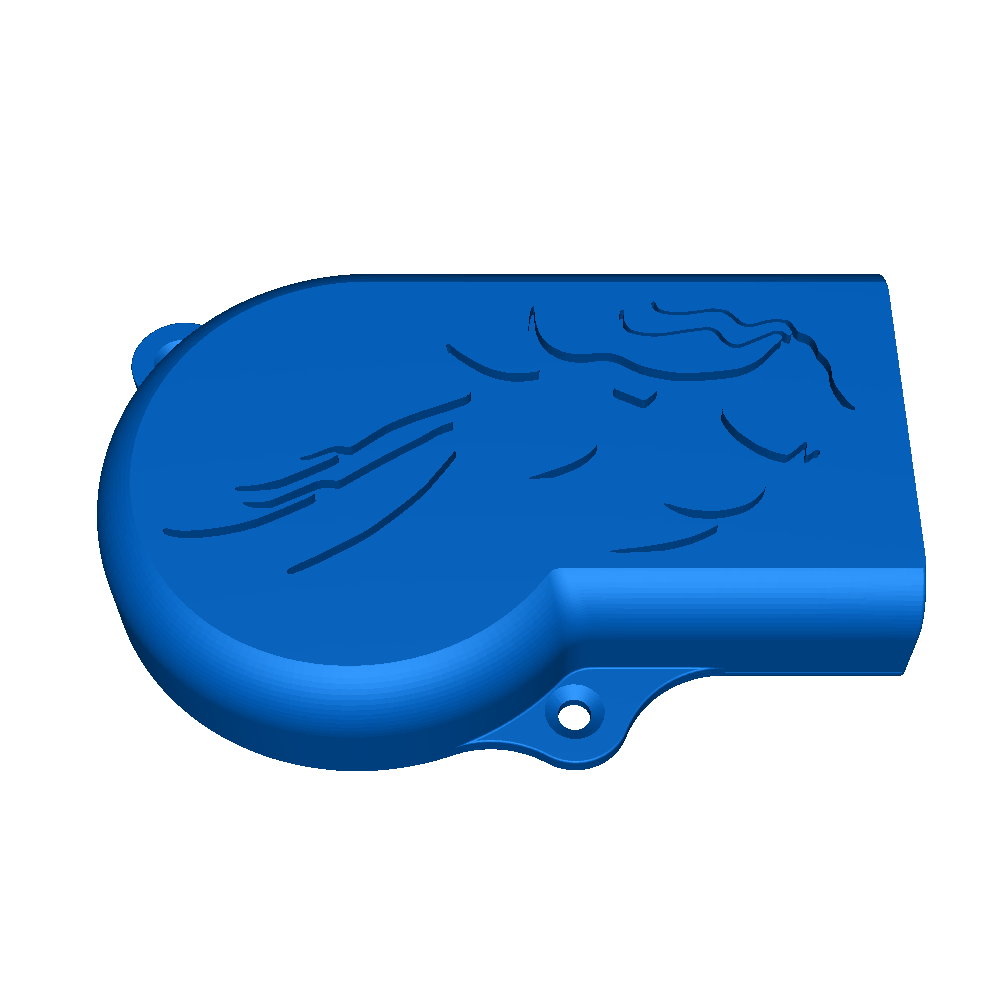 Free 3D Printer Parts STL Download - Ender PSU Fan Silencer by Orlogo