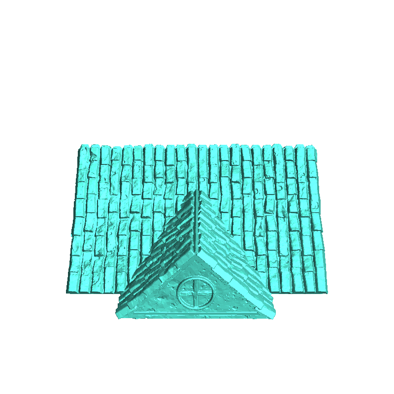 Other STL Download - Modern house with double-column entrance canopy (5 ...