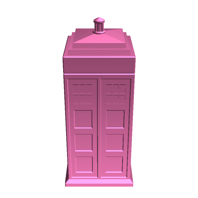 3D Printer Files | 3MF File | TARDIS | Creality Cloud